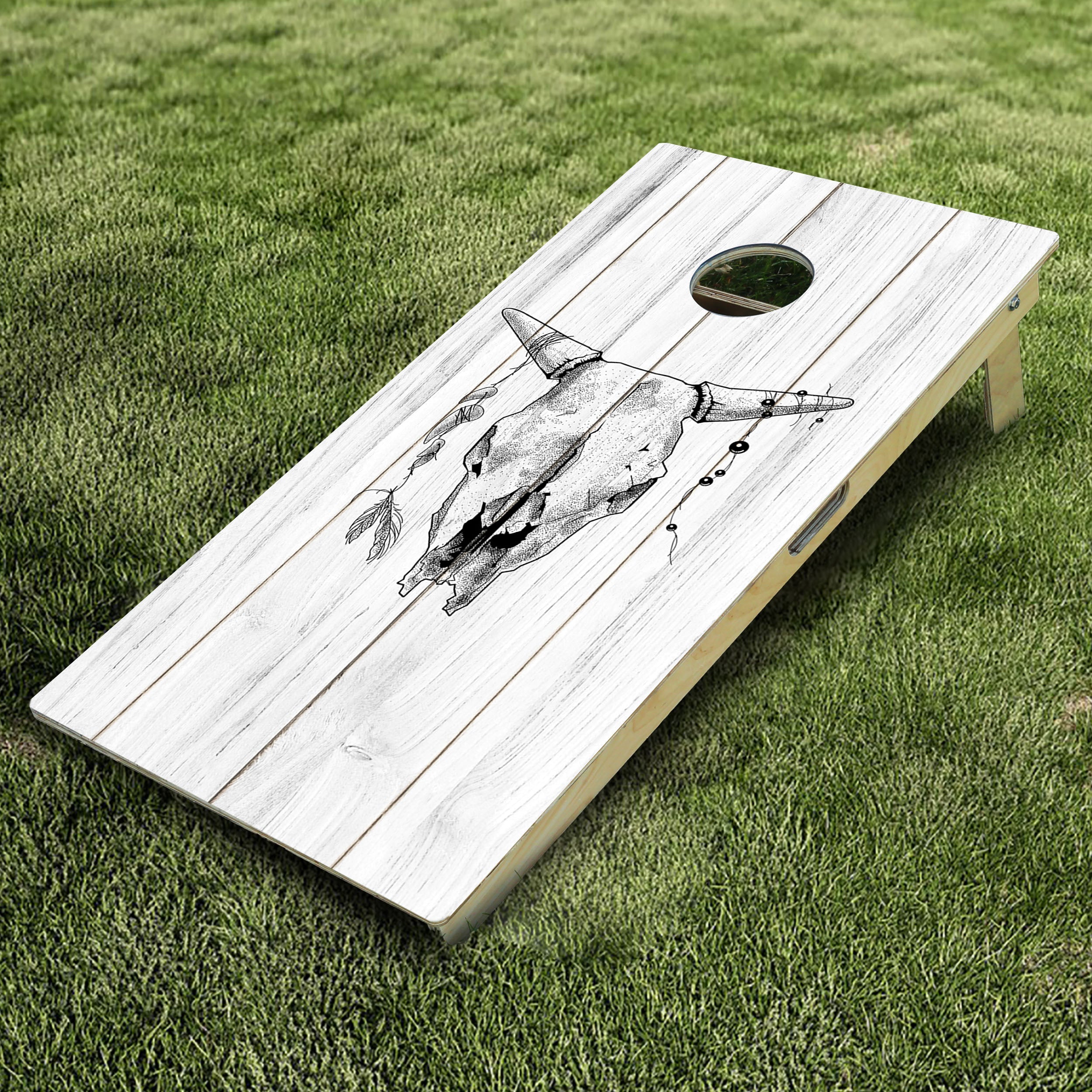Bull Skull Cornhole Boards – Bulljive Cornhole