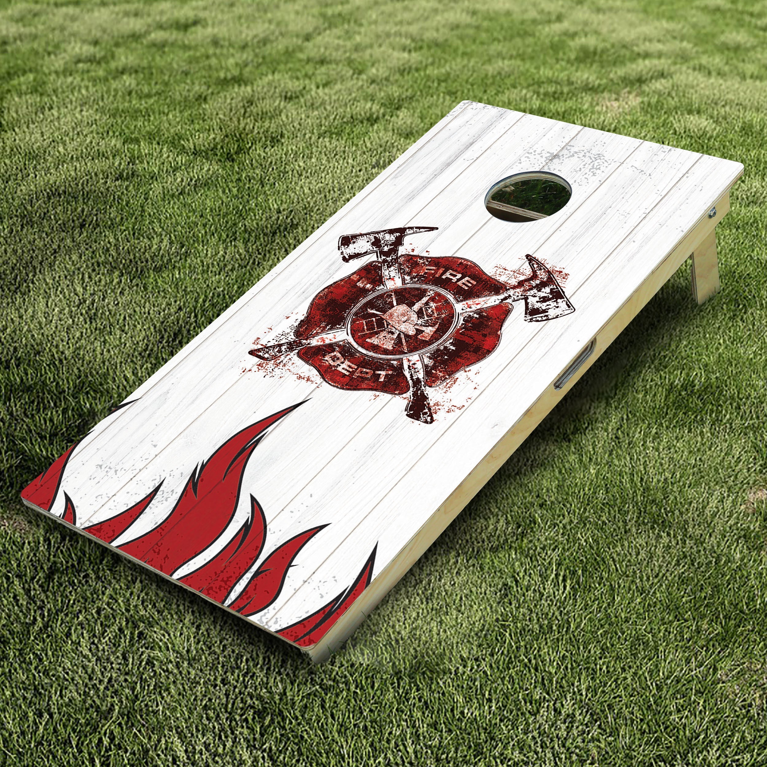 Firefighter 6 Cornhole Boards – Bulljive Cornhole